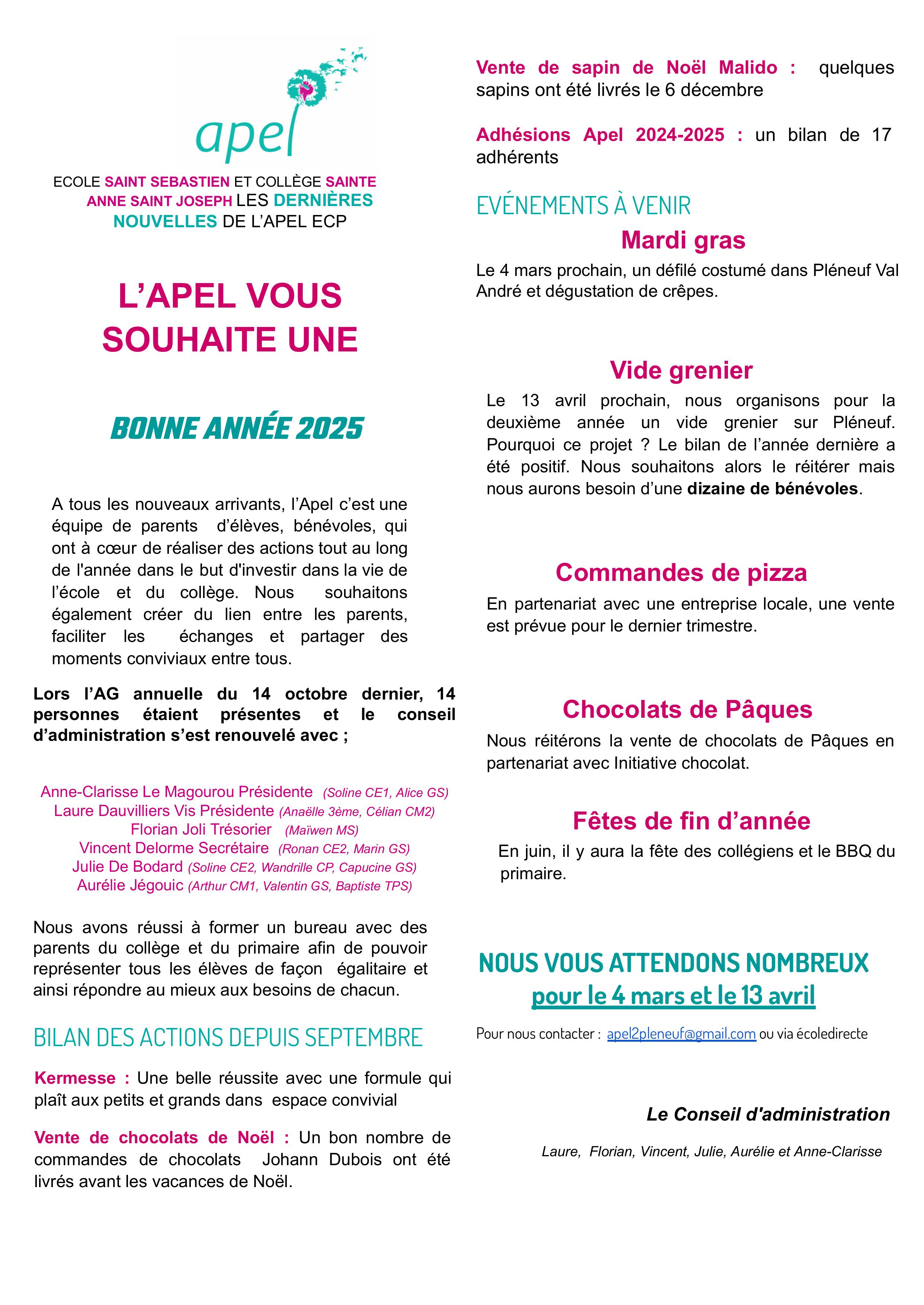 Informations Générales